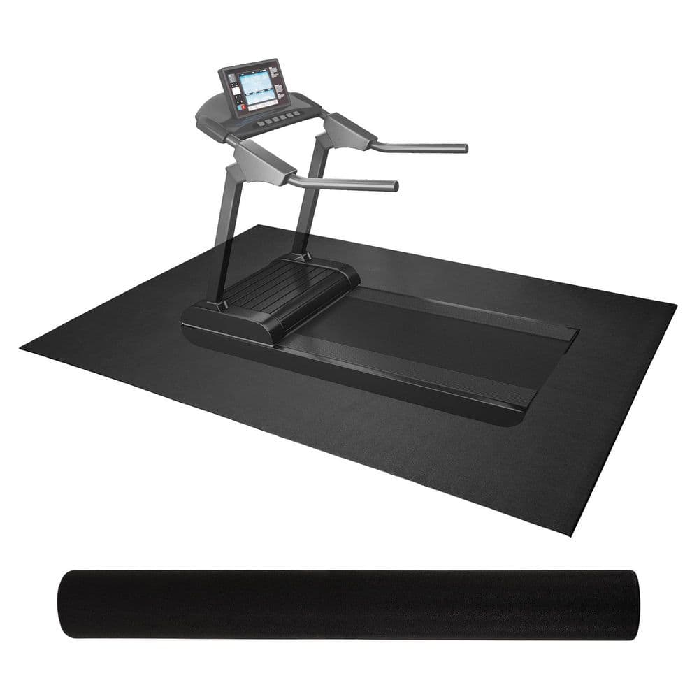 Black 72 in. W x 108 in. L x 0.25 in. T EVA Foam Gym Flooring Mat (54 ...