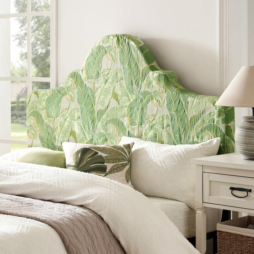 JAYDEN CREATION Eresa Tropical Green Queen Traditional Style ...