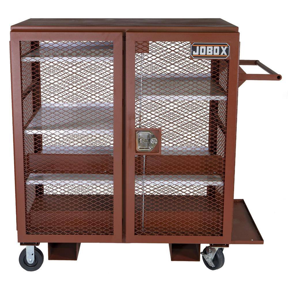 Crescent Jobox 59 in. W x 55 in. D x 38 in. H Heavy Duty Steel Mesh ...