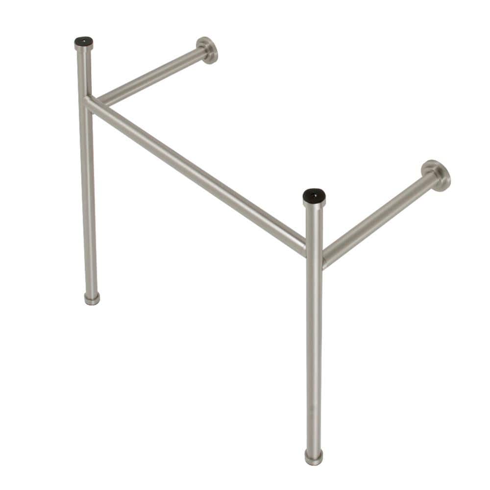Kingston Brass Hartford Stainless Steel Console Sink Leg in Brushed ...