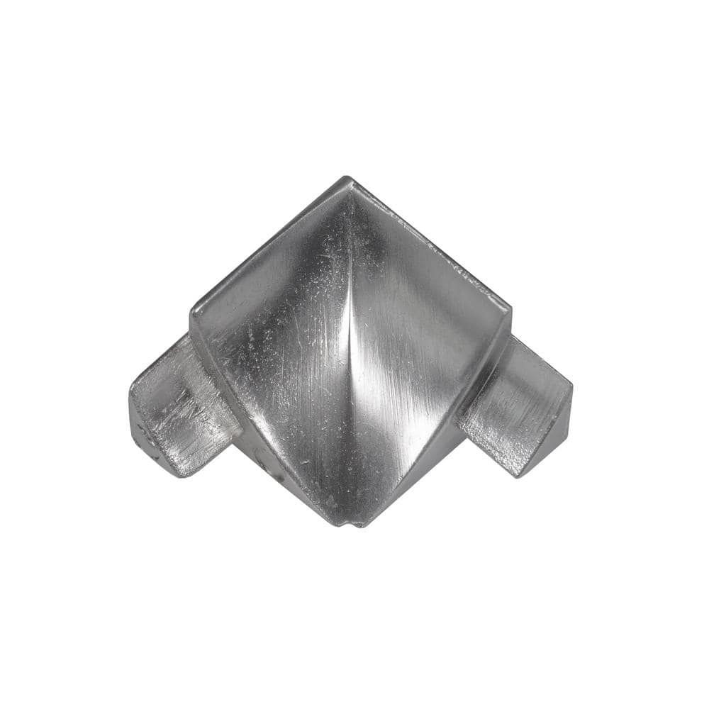 DURAL T-Cove 1/2 in. Connection Wall/Flr Int Crnr (2 Way) Aluminum Hi ...