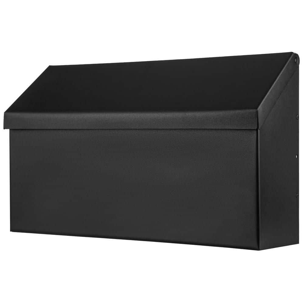 Architectural Mailboxes Harmonist Textured Black, Medium, Galvanized ...
