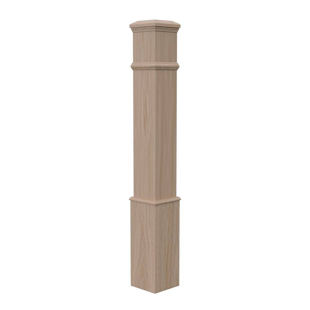 EVERMARK Stair Parts 4095 56 in. x 7-1/2 in. Unfinished White Oak Plain ...