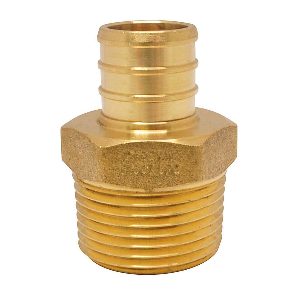 Buy 3 4 In Brass Pex B Barb X 3 4 In Male Pipe Thread Adapter Online