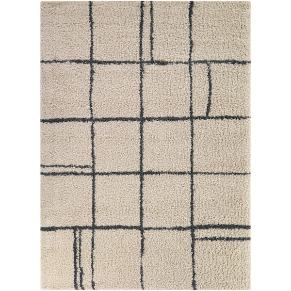 BALTA Maud Cream 5 ft. x 7 ft. Geometric Area Rug 3126495 - The Home Depot