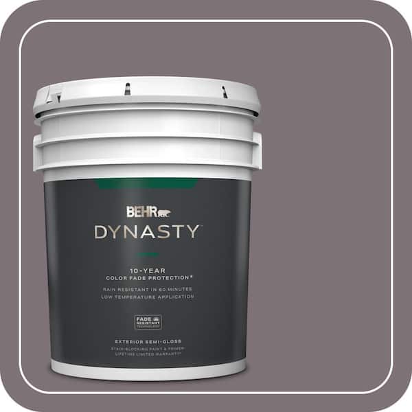 BEHR DYNASTY 5 gal. #BNC-30 Enigmatic Semi-Gloss Exterior Stain ...