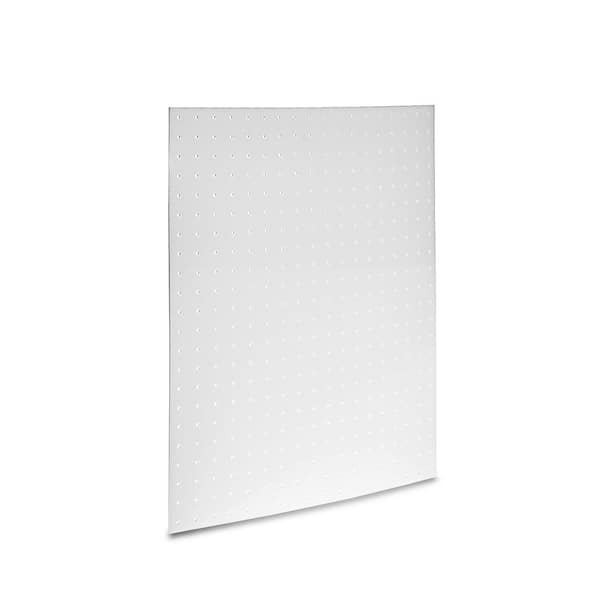 Triton Products DuraBoard 22 in. W x 18 in. H 3/16 in. Hole White ...