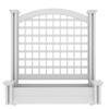 Enclo Privacy Screens Belmont 45-1/2 in. H x 42 in. W White Vinyl ...