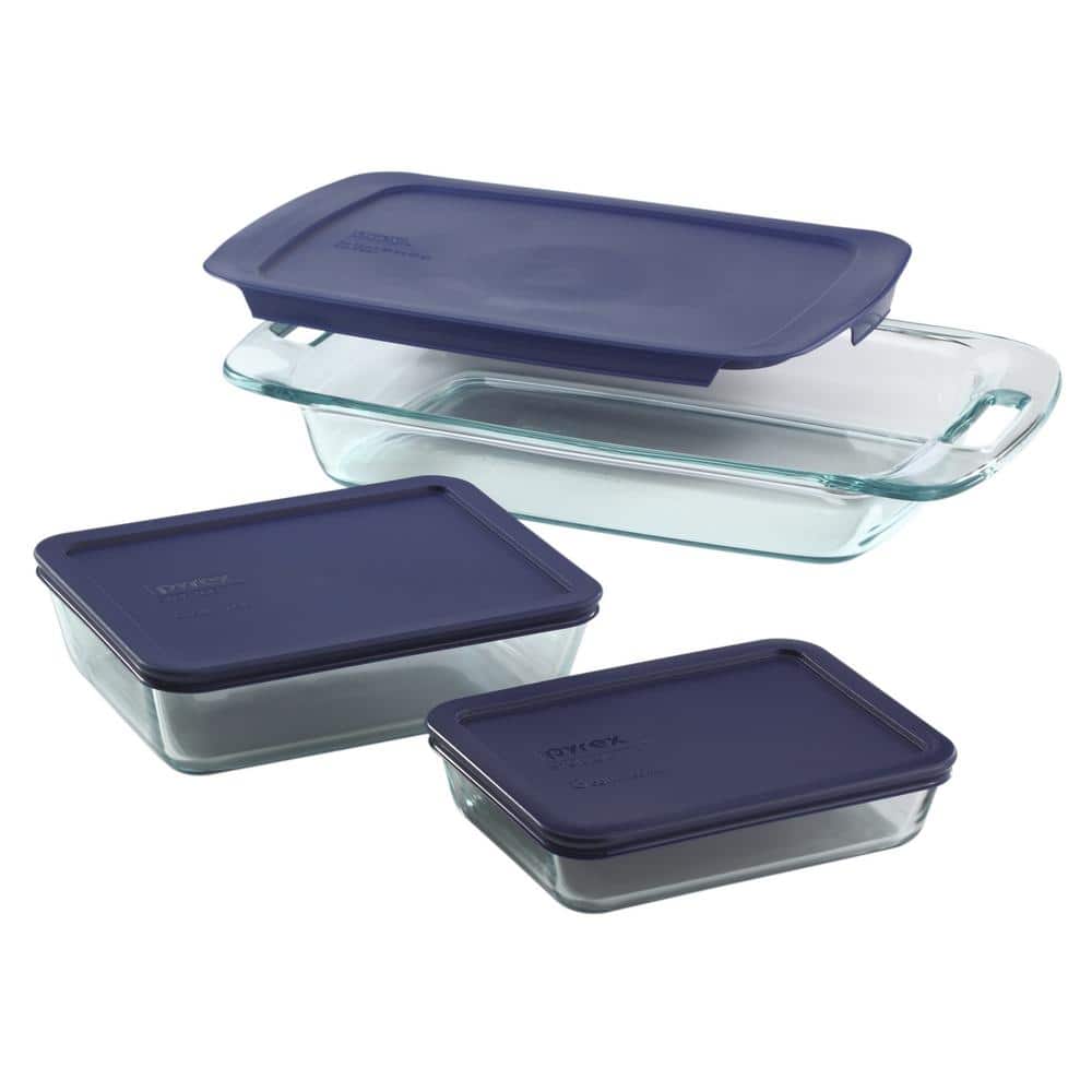 Pyrex Bake and Store Easy Grab 6-Piece Bakeware Set 1090529 - The Home ...