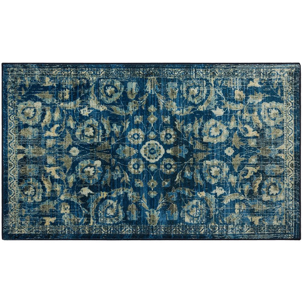 Mohawk Home Baikal Navy 2 ft x 3 ft Oriental Area Rug 144461 - The Home ...