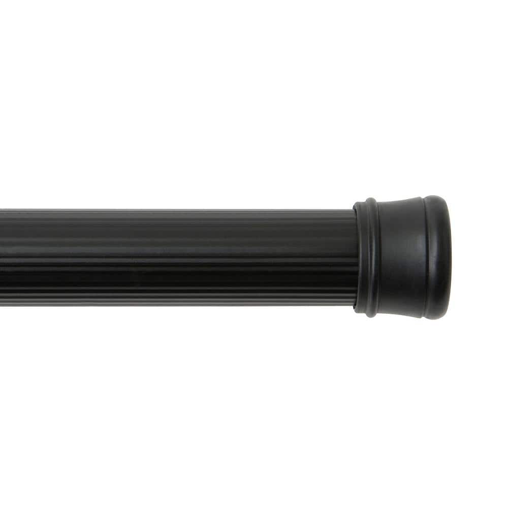 Kenney Twist and Fit No Tools 42 in. to 72 in. Steel Adjustable Spring ...