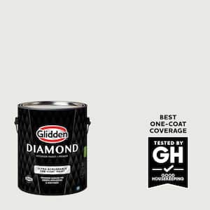 Glidden Diamond 1 qt. PPG1010-1 Pegasus Eggshell Interior Paint with ...