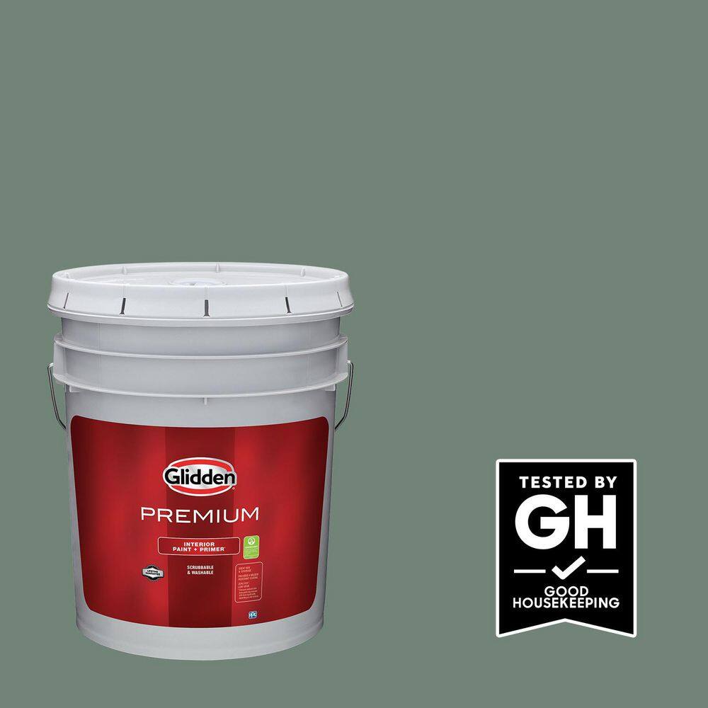 Glidden Premium 5 gal. Calabash Clash PPG1135-6 Semi-Gloss Interior ...