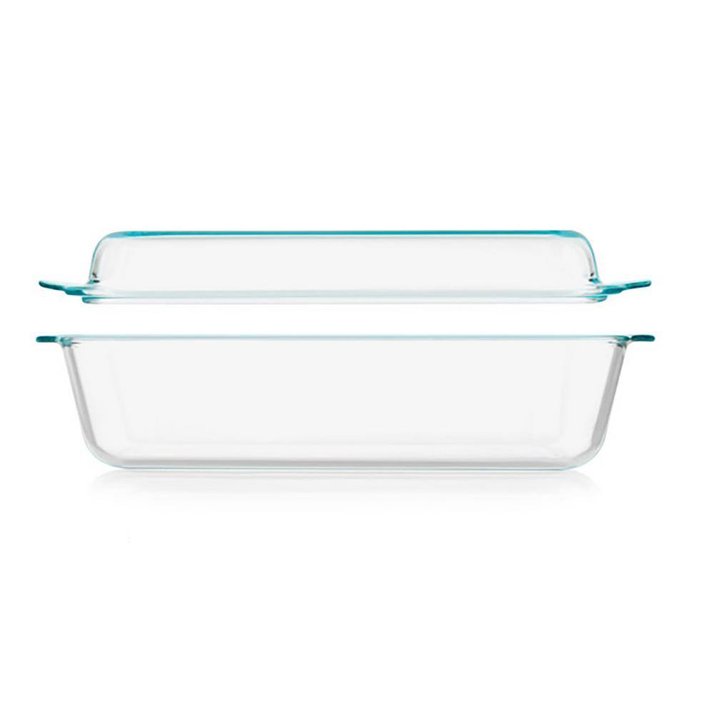 Pyrex Deep 9 In X 13 In 2 in 1 Glass Baking Dish With Glass Lid