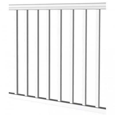 RDI Original Rail 6 ft. x 36 in. White Vinyl Turned Baluster Level Rail ...
