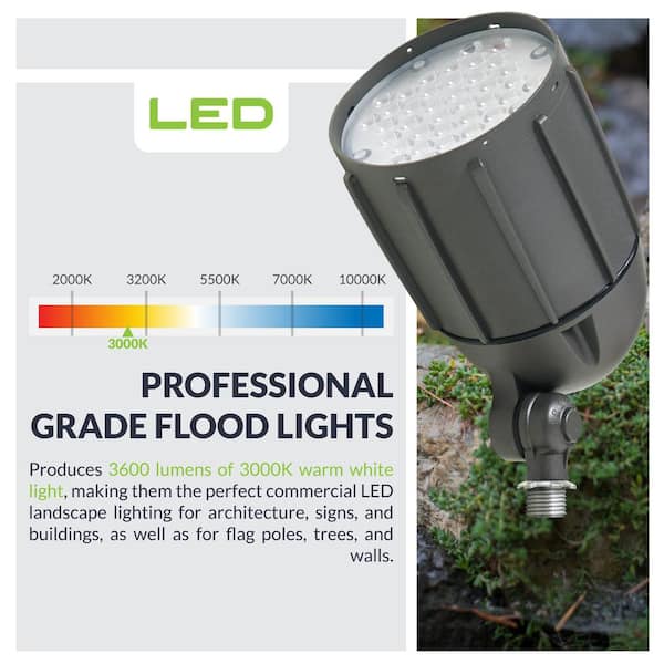 Building Mounted Flood Lighting 90W LED Flood Lights Outdoor Security