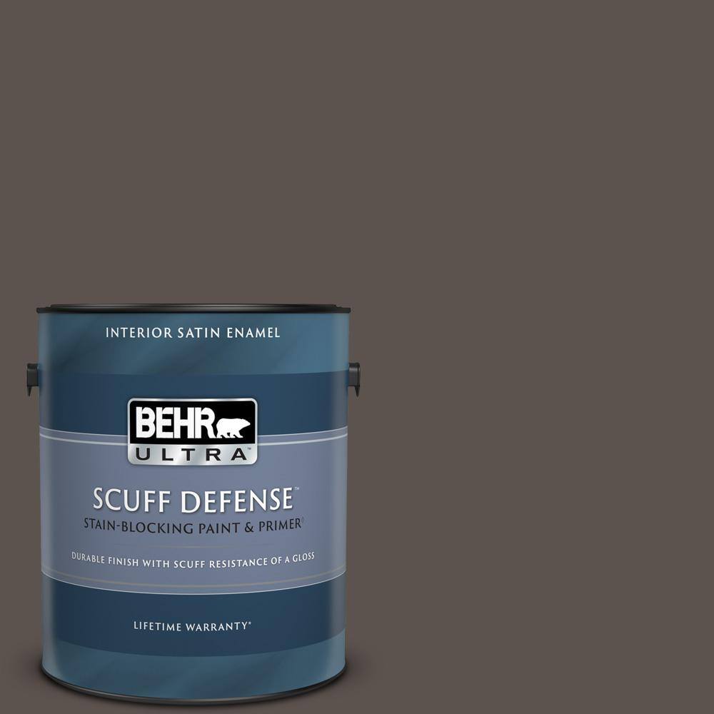 BEHR ULTRA 1 gal. #MQ2-54 Gardeners Soil Extra Durable Satin Enamel ...