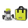 RYOBI 8.5 Amp 1-1/2 Peak HP Fixed Base Corded Router R1631K - The Home ...