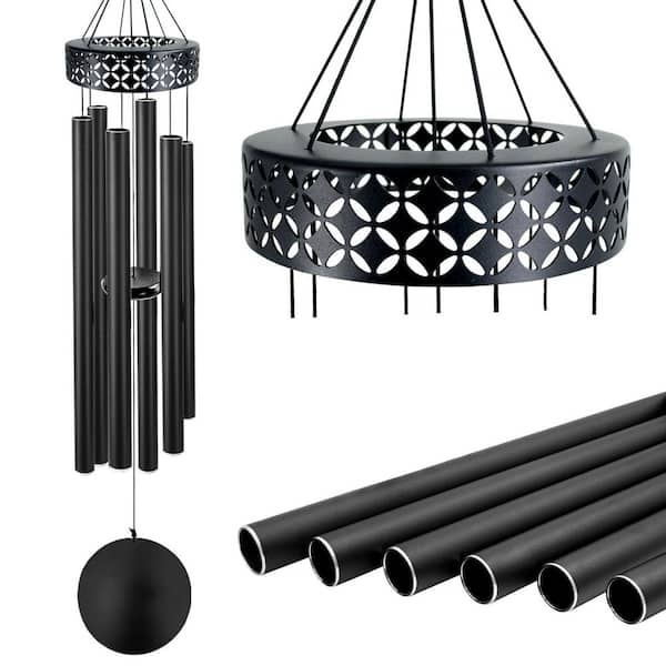 MOEPISY 48 in. Deep Tone Wind Chimes for Outside-with 6 Heavy Tubes ...