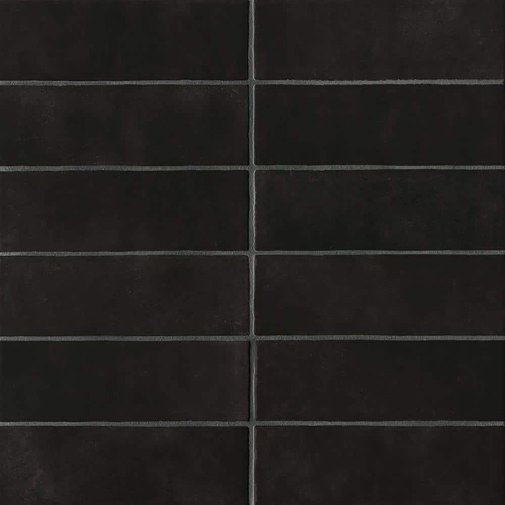 Have a question about Bedrosians Sample-Cloe Glossy Black 2.5 in. x 8 ...