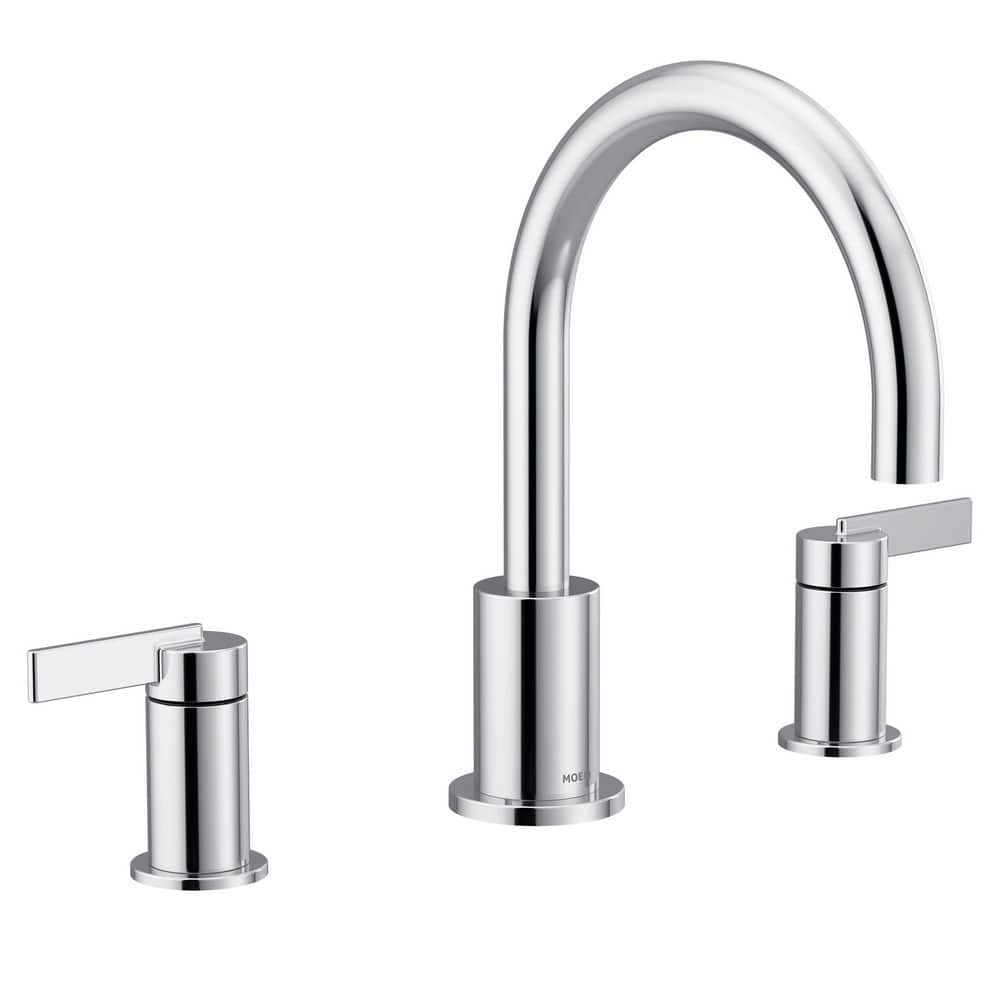 MOEN Cia 2 Handle Tub Deck Mount Roman Tub Faucet with Handles in ...