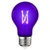 LUXRITE Edison UV Black Light Bulb, 6-Watt A19 LED Filament Black Light ...