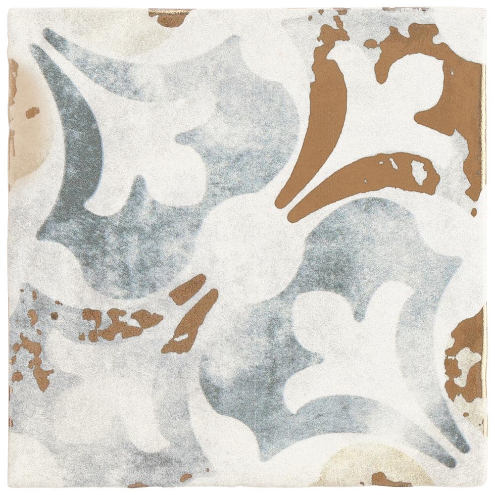 Ivy Hill Tile Paula Purroy Catalan Bossa 5.11 in. x 0.35 in. Matte ...