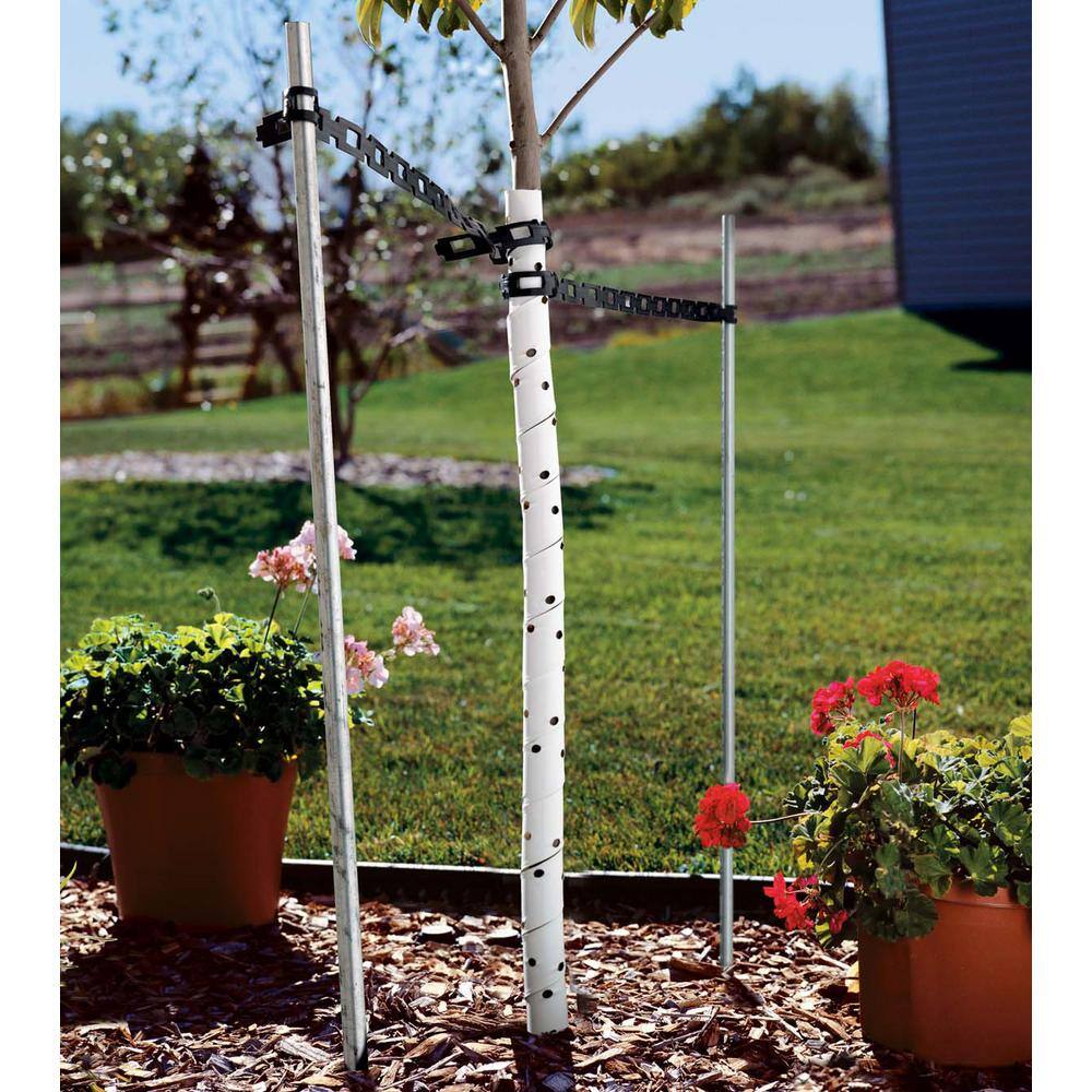 Master Mark 24 in. Spiral Tree Guard with Holes (Pack of 2) 62524-5 ...