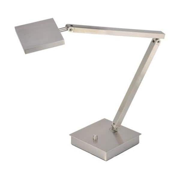 Access Lighting TaskWerx 14 in. Brushed Steel Integrated LED Desk Lamp ...