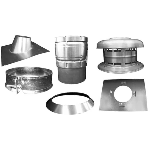 Speedi-Products 6 in. B-Vent Kit with Draft Hood Connector-BV-GVK 06 ...