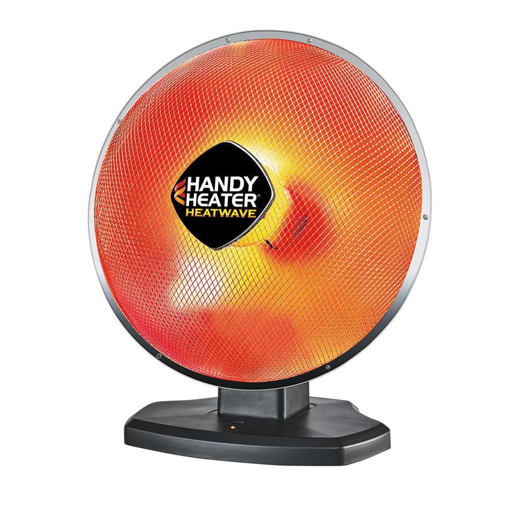 HANDY HEATER 1500-Watt 18.5 in. Electric Ceramic Parabolic Space Heater ...