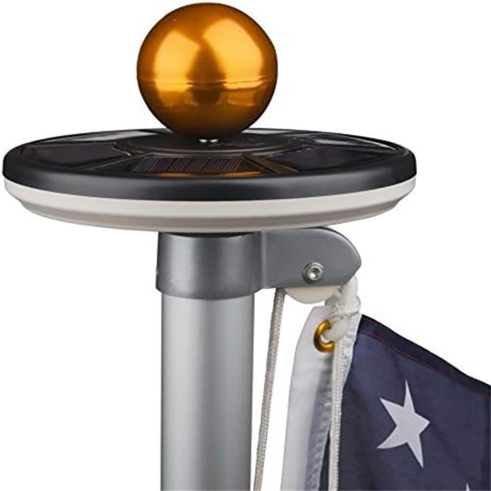 Solar Powered Flag Pole FL06 Solar 45 LED Flag Pole Light | Solar