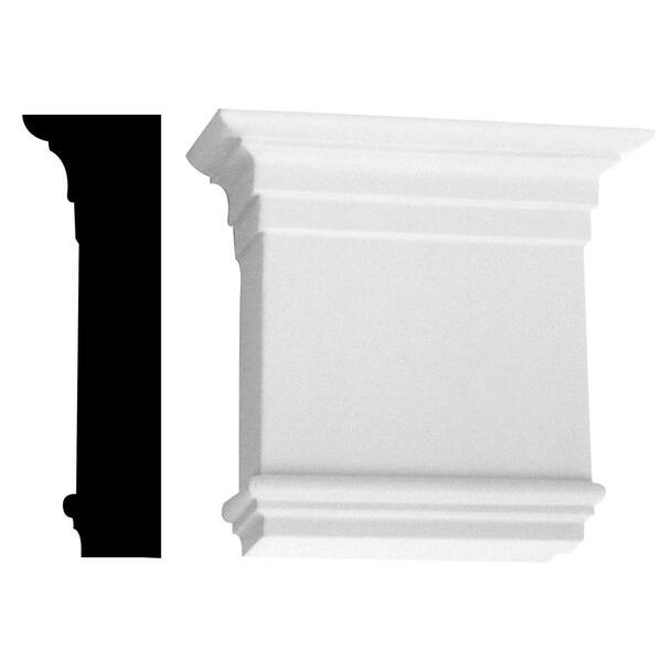 Focal Point 2-3/4 in. x 7-1/2 in. x 7-1/4 in. Primed Polyurethane ...