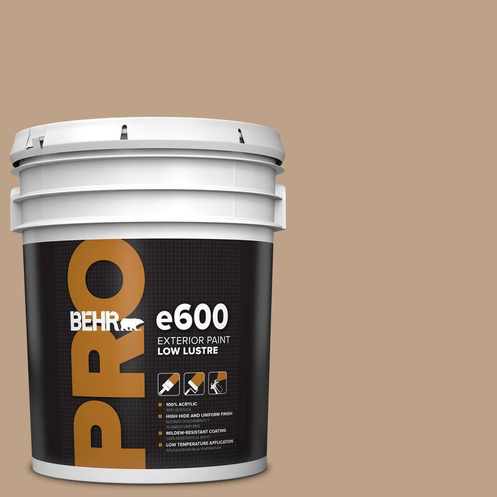 BEHR PRO 5 gal. #PPU4-05 Basketry Low Luster Exterior Paint PR62305 ...