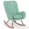 BABY RELAX Fritz Teal Rocker Chair with Side Storage Pockets DE74185 ...