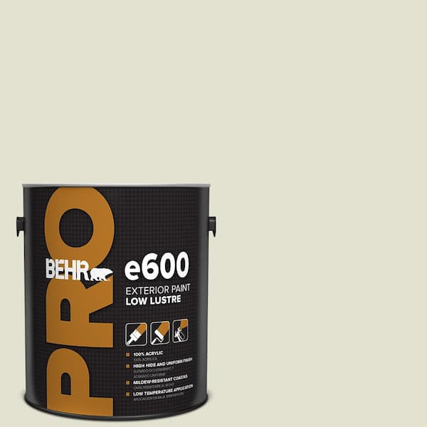 BEHR PRO 1 gal. #400E-2 Turtle Dove Low Luster Exterior Paint PR62001 ...