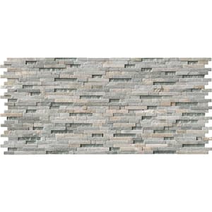 MSI Harvest Moon Interlocking 8.38 in. x 18 in. Mixed Multi-Surface ...