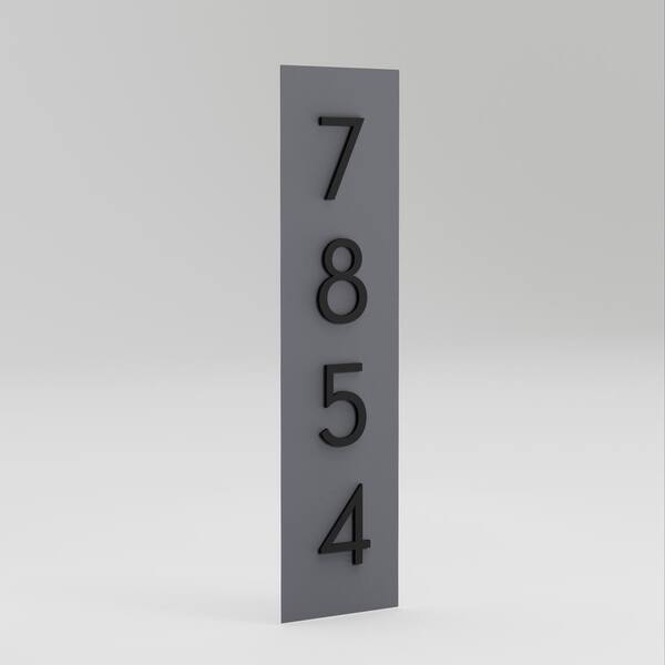 Large Simply Sweet Address Plaque l-simply-gray - The Home Depot