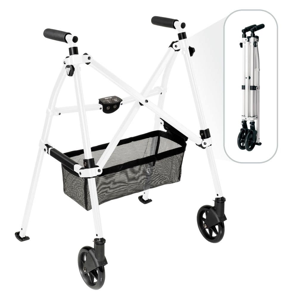 Stander Wonder Walker Plus, 2-Wheel Lightweight Folding Walker in Vivid ...