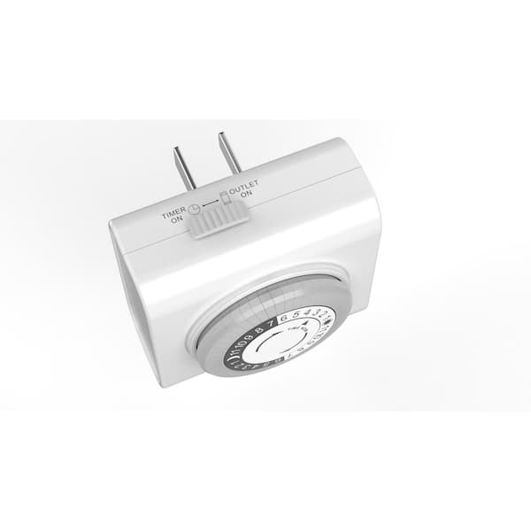 Defiant 24-Hour Indoor Plug-In Basic Mechanical Timer TM-022 - The Home ...