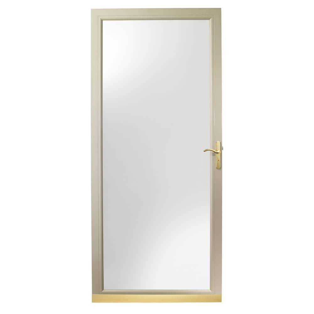Andersen 36 in. x 80 in. 3000 Series Sandtone Fullview Storm Door ...