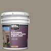 BEHR PREMIUM 5 gal. #N320-5 Gray Squirrel Elastomeric Masonry, Stucco ...