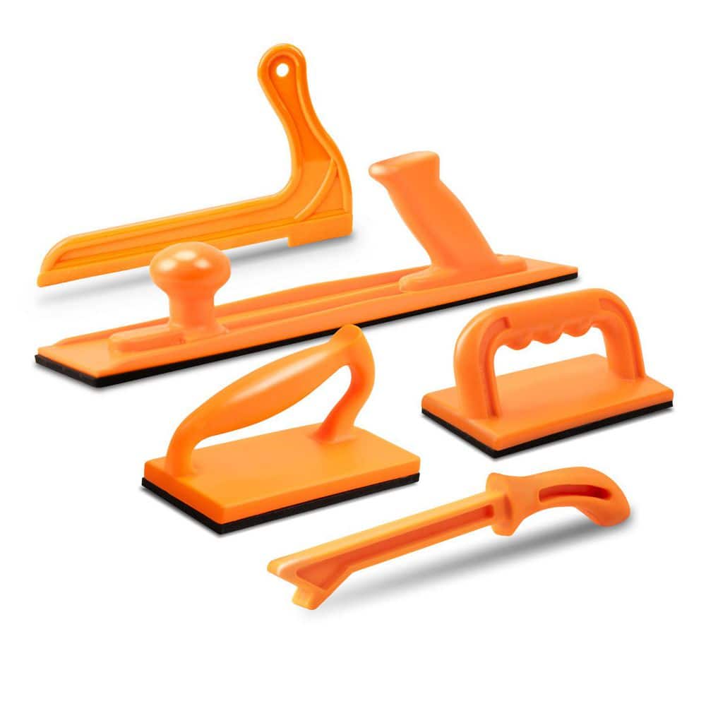 ‎POWERTEC Plastic Safety Push Block and Stick Set (5-Piece) 71009 - The ...