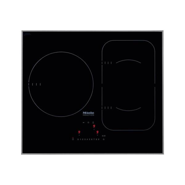 Miele 24 in. Induction Cooktop in Stainless Steel with 3 Cooking Zones ...