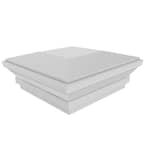 Veranda 5 in. x 5 in. White Vinyl Contemporary Post Cap 73013119 - The ...