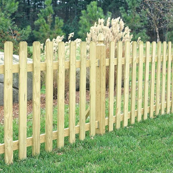 1 in X 4 in X 4 ft Western Red Cedar Dog Ear Fence Picket 54 OFF