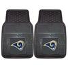 FANMATS Los Angeles Rams 18 in. x 27 in. 2-Piece Heavy Duty Vinyl Car ...