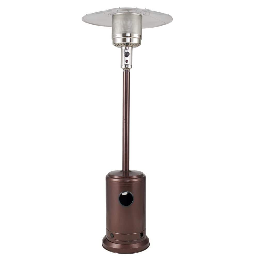 Reviews for Fire Sense 48,000 BTU Aged Chestnut Propane Standing Patio ...