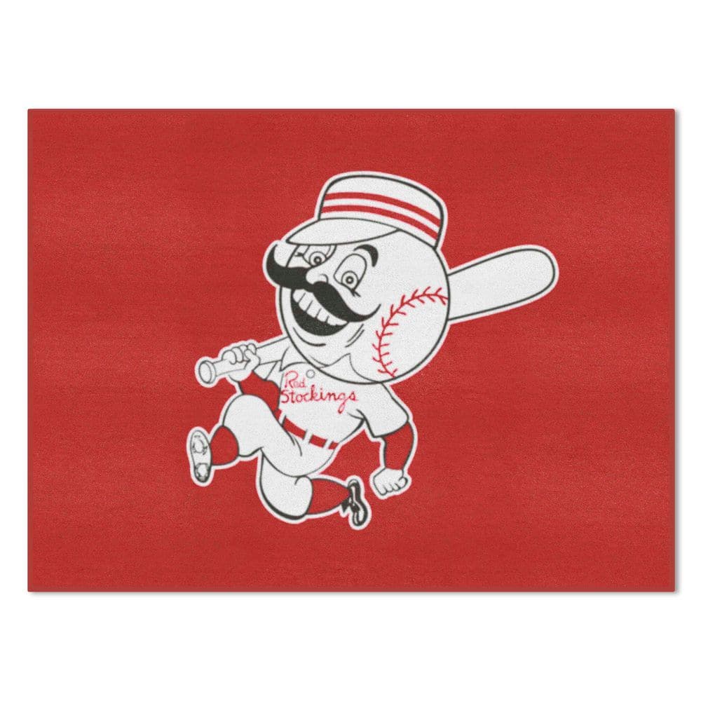 FANMATS Cincinnati Reds All-Star Rug - 34 in. x 42.5 in. 37197 - The ...