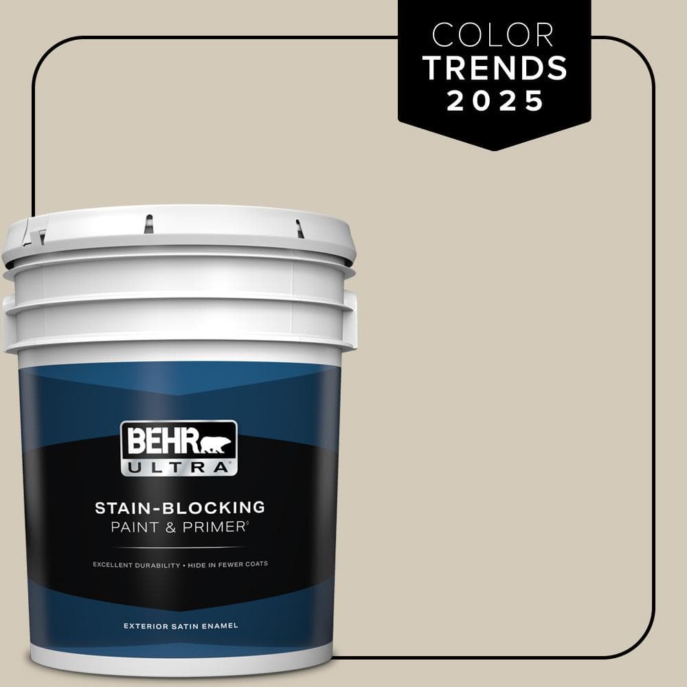 BEHR ULTRA 5 gal. Designer Collection #DC-010 Even Better Beige Satin ...